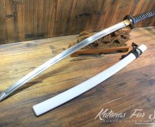 T10 Clay Tempered Katana Samurai Sword Fully Sharpened - Katanas For Sale